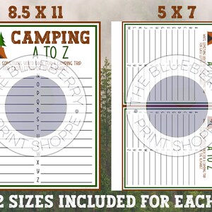 Camping 14 Game Bundle | Camping Games | Camping Theme Birthday Party ...