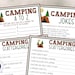 Camping 14 Game Bundle Camping Games Camping Theme Birthday Party ...
