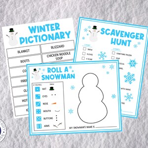 Winter Game Bundle | 10 Games | Winter Fun | Winter Party | Holiday ...