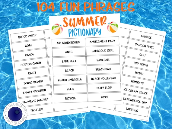 Lista De Palabras De Pictionary Para Adultos Mattel Games Pictionary