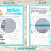 Beach Word Scramble Game | Beach Bash | Beach Theme Party | Beach ...
