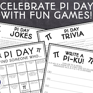 Pi Day Games | 11 Games | Pi Day Game Bundle | Pi Party | Fun ...
