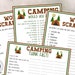 Camping 14 Game Bundle Camping Games Camping Theme Birthday Party ...