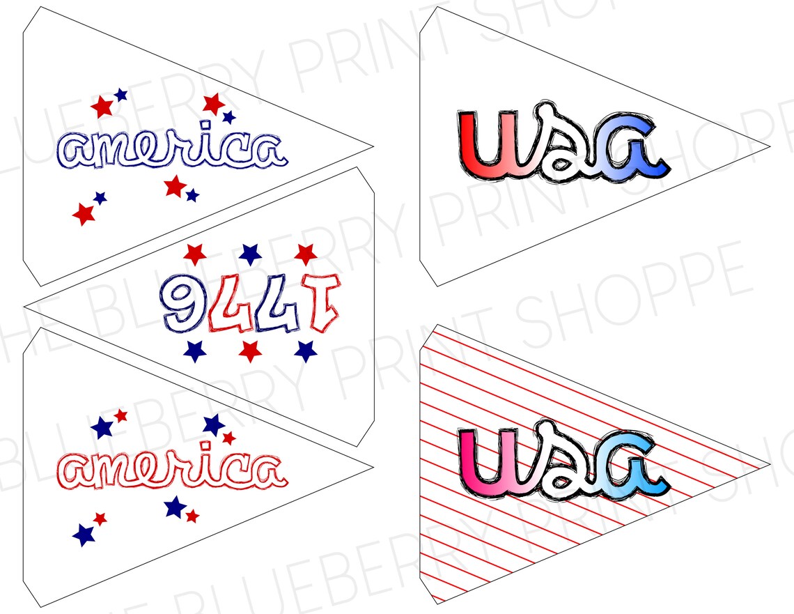 Fourth of July Flag Bundle July 4th USA Independence Day - Etsy