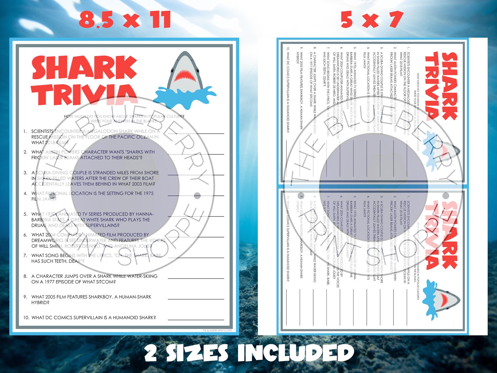 Shark Trivia Game | 10 Questions About Sharks in Pop Culture | Version ...