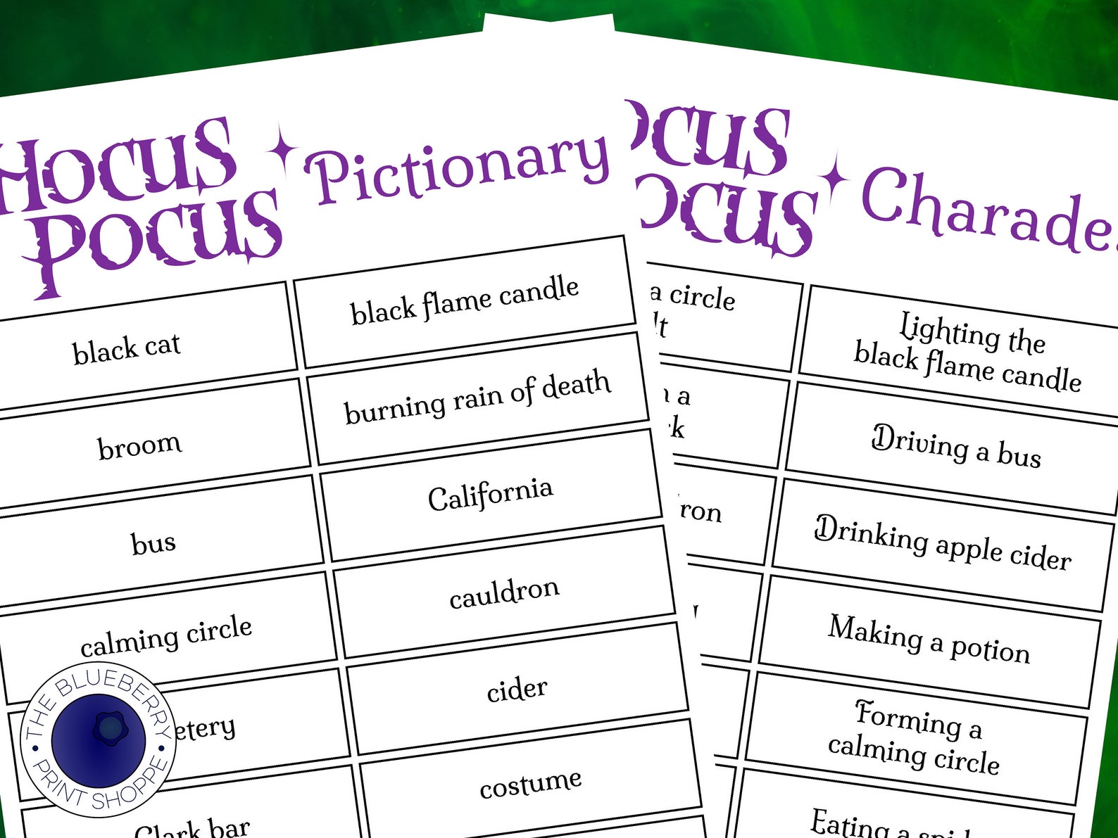 Hocus Pocus Printable Party Bundle Hocus Pocus Watch Party - Etsy