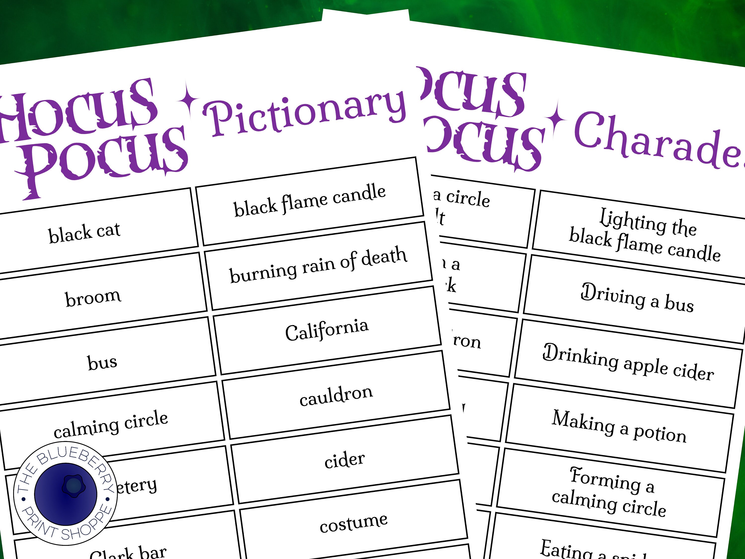 Hocus Pocus Printable Party Bundle | Hocus Pocus Watch Party | Hocus ...