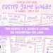 What's Your Bunny Name Game WITH NAMETAGS Easter Party Game Fun Easter ...