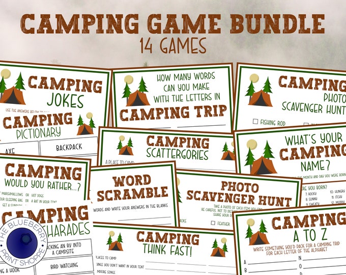 Camping Would You Rather Game | 20 Questions to Discuss & Debate ...