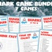 Sharks 7 Game Bundle Shark Games Shark Theme Activities Shark Week ...
