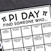 Pi Day Game Find Someone Who... 3-14 Pi Day Game Classroom Game Office ...
