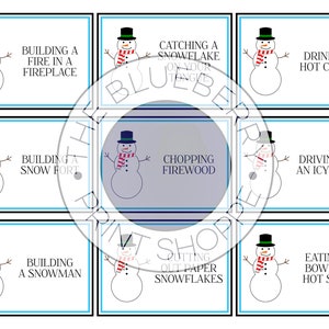 Winter Charades | Winter Action Charades | Pictionary | Classroom Game ...