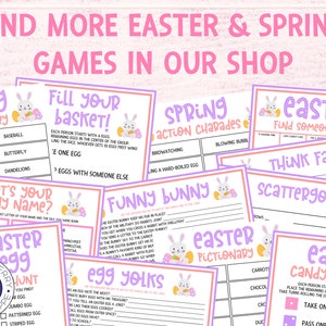 What's Your Bunny Name Game WITH NAMETAGS | Easter Party Game | Fun ...