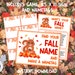 What's Your Fall Name Game WITH Name Tags & Sign Fall Party Game Name ...