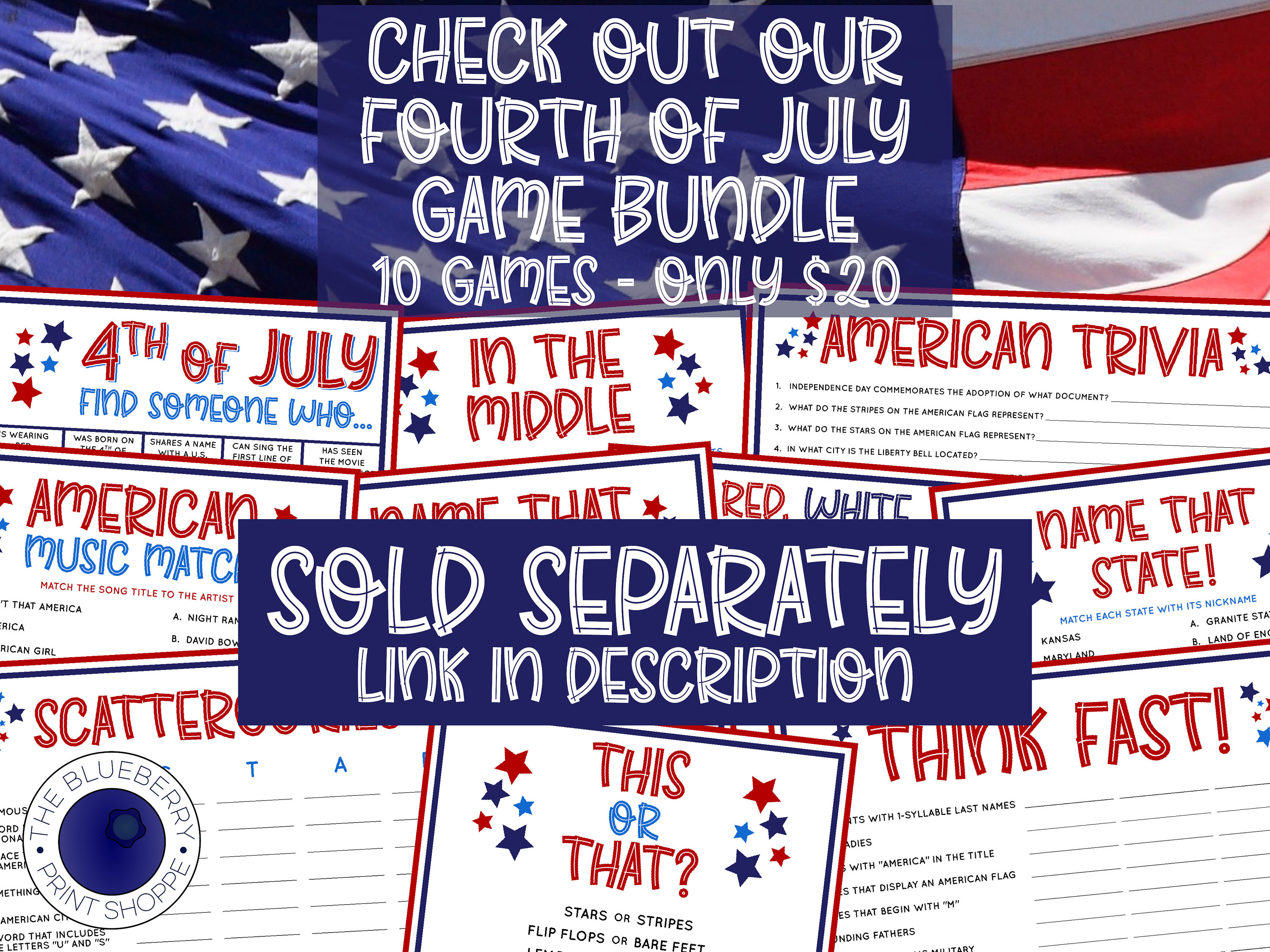 American Music Match Game | Fourth of July Game | Independence Day ...
