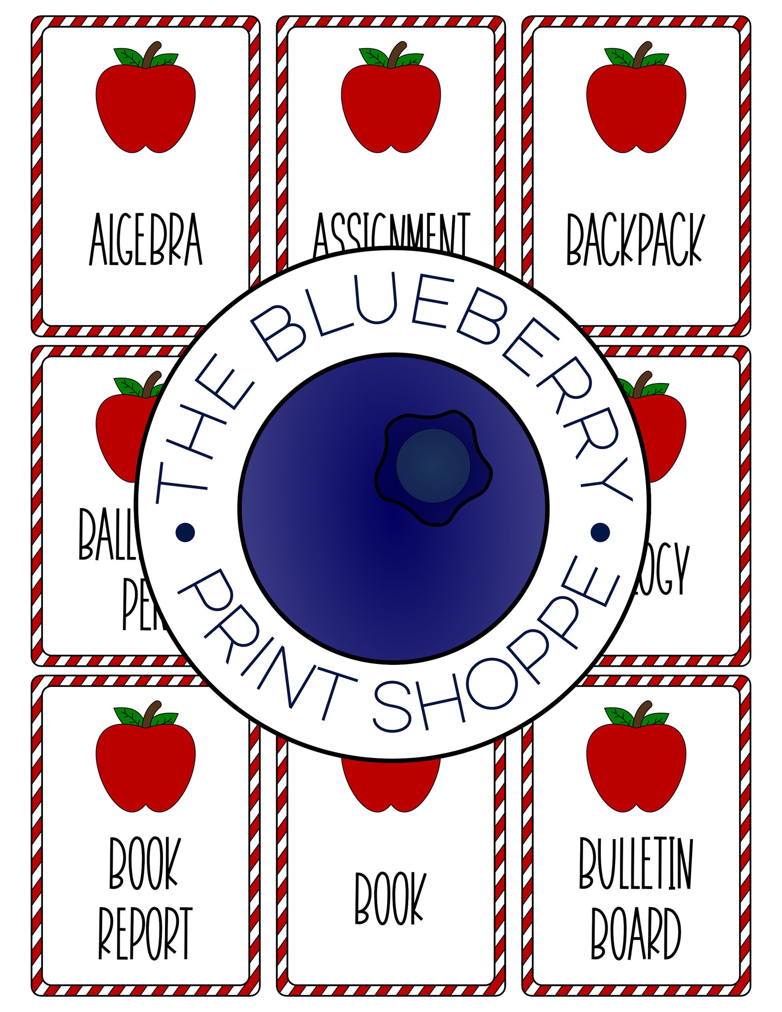 Back to School Printable Game Pictionary 20 Questions | Etsy