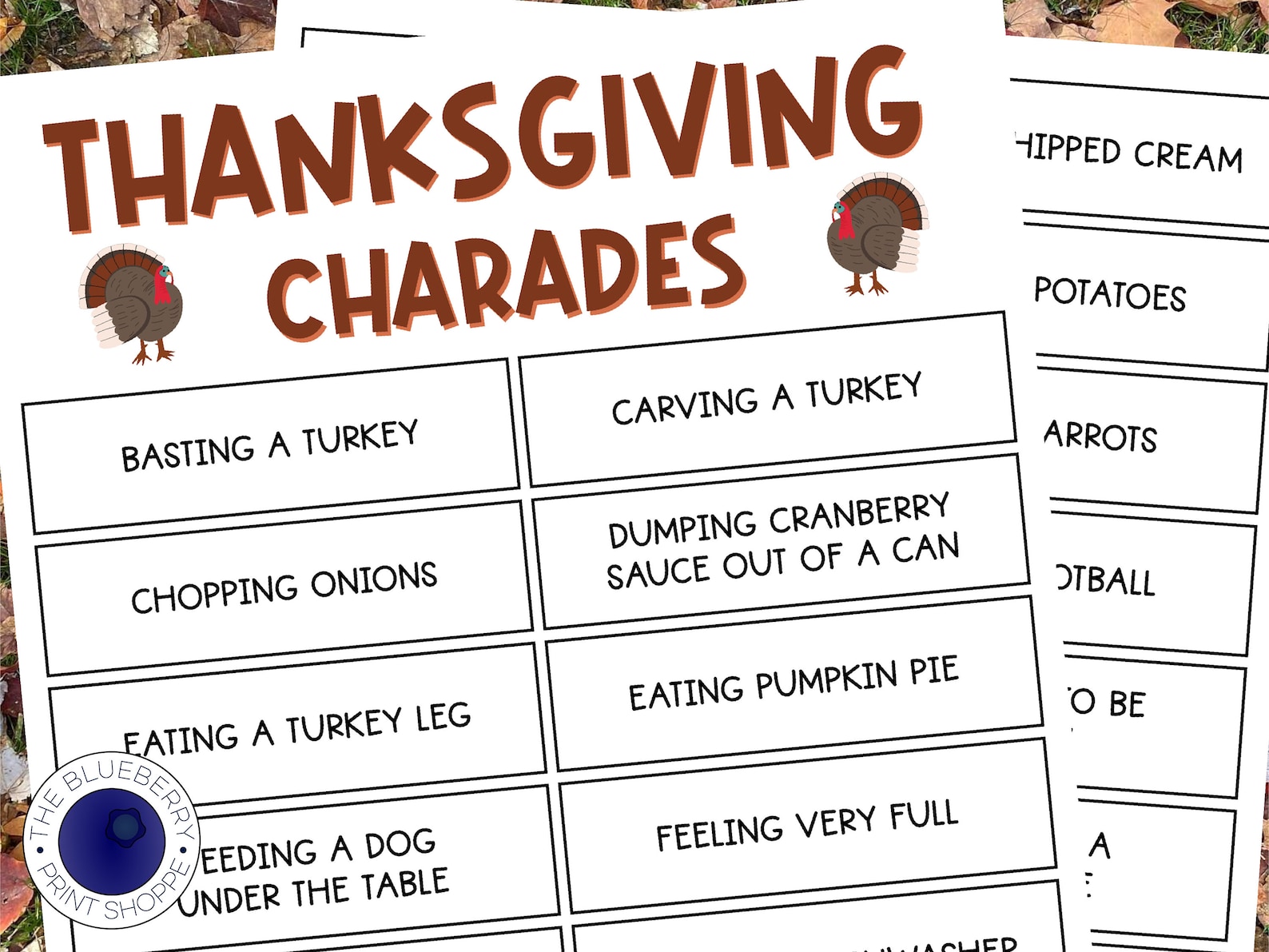 Thanksgiving Charades Game | Fun Thanksgiving Activity | Classroom Game ...