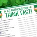St. Patrick's Day Games | Think Fast! | TWO GAMES | St Patrick's Day ...