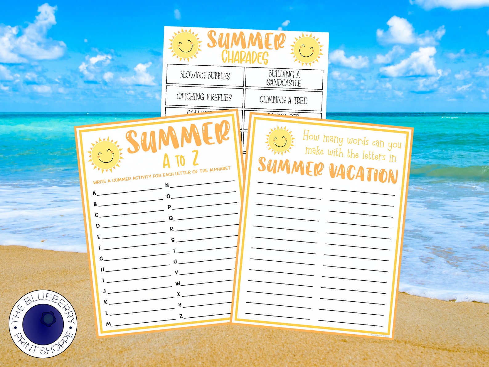 Summer Games 6 Game Bundle | Summer Break Activities | Summer Fun for ...