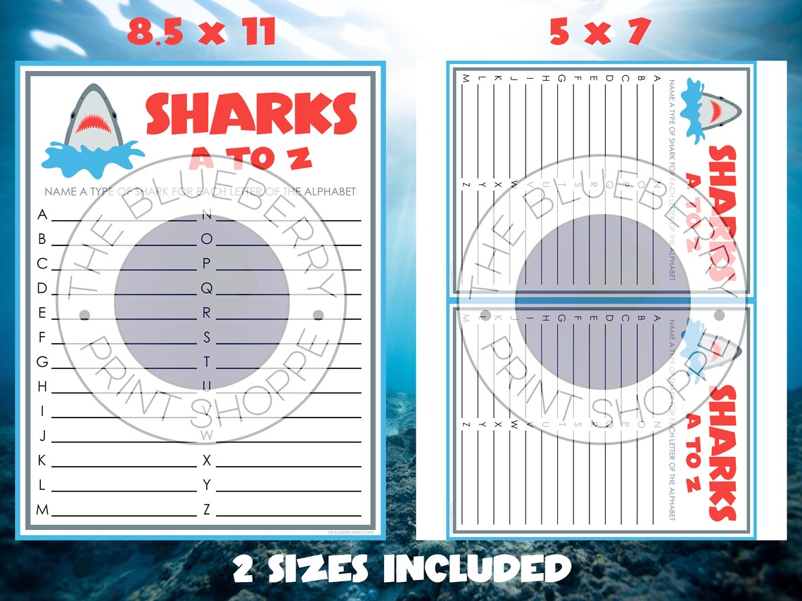 Sharks 7 Game Bundle | Shark Games | Shark Theme Activities | Shark ...