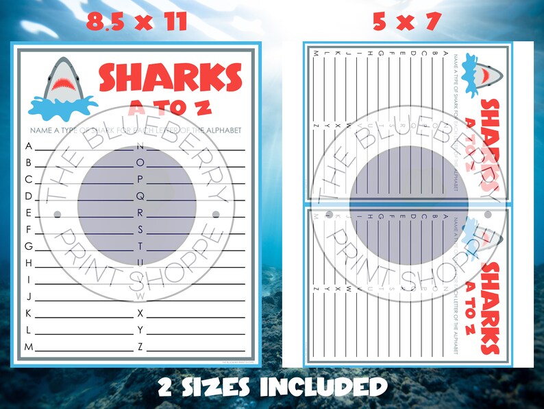 Sharks 7 Game Bundle | Shark Games | Shark Theme Activities | Shark ...
