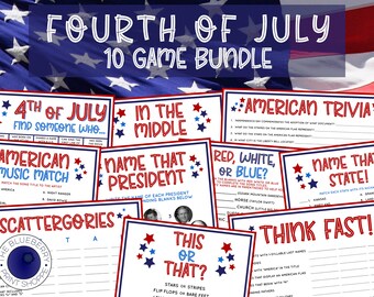 Name That State Game 4th of July Game Patriotic Game Summer - Etsy