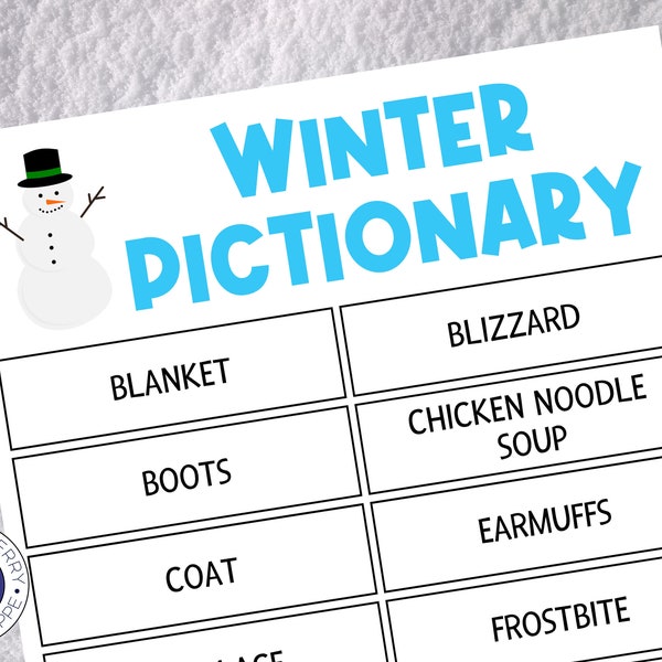 Christmas Pictionary - Etsy