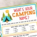 Camping Would You Rather Game 20 Questions to Discuss & Debate ...