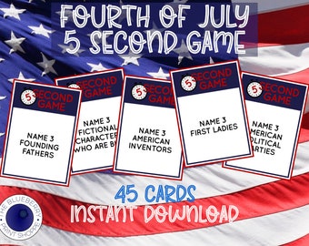 Name That State Game 4th of July Game Patriotic Game Summer - Etsy