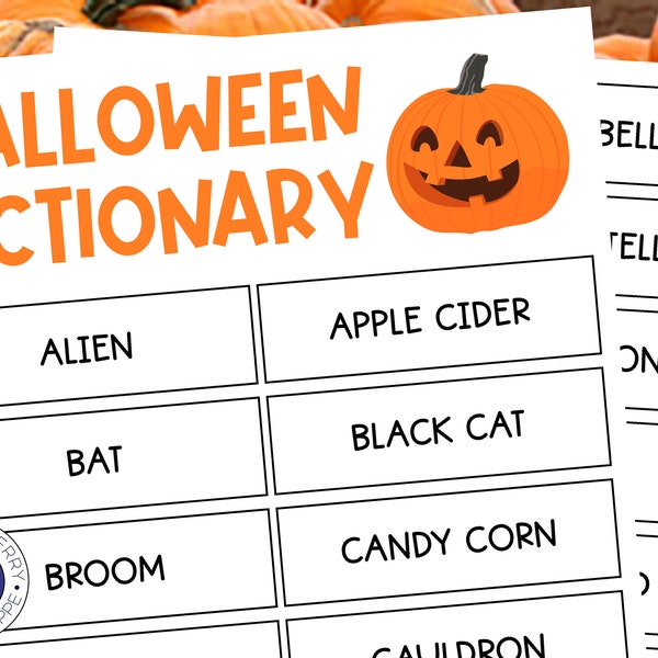 Halloween Pictionary Adults - Etsy