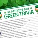 St. Patrick's Day Green Trivia Game | Saint Patrick's Day Party Game ...
