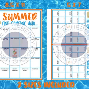 Summer Find Someone Who Icebreaker Game | Fun Summer Icebreaker ...