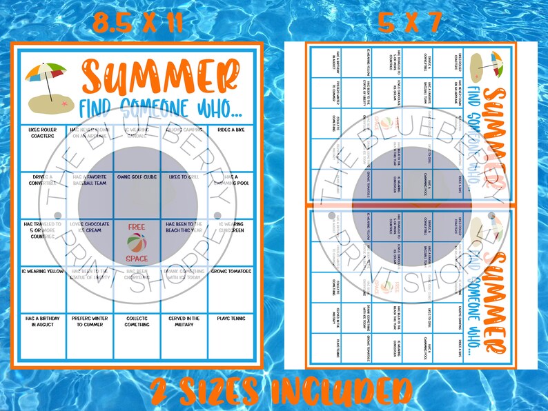 Summer Find Someone Who Icebreaker Game | Fun Summer Icebreaker ...