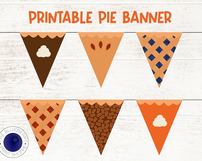 Assorted Felt Pie Banner-holiday/thanksgiving/fall Decor - Etsy