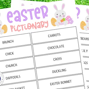 Easter Game | Easter Pictionary | Charades | Spring Game | Act It Out ...