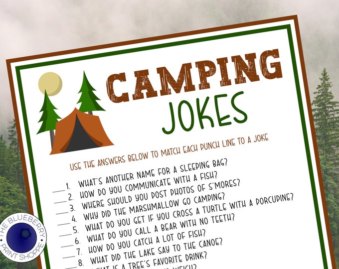 Camping Would You Rather Game | 20 Questions to Discuss & Debate ...