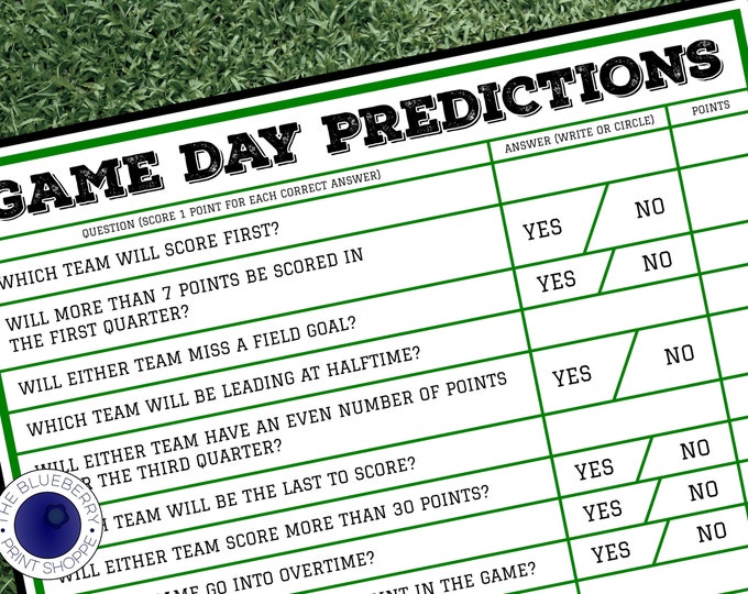Football Predictions Game, Super 58 Odds Game, Football Watch Party ...
