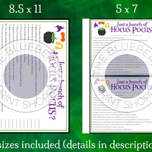 Hocus Pocus Printable Party Bundle | Hocus Pocus Watch Party | Hocus ...