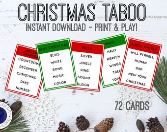 Thanksgiving Taboo Classroom Game Class Party Family Fun | Etsy