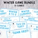 Winter Game Bundle 10 Games Winter Fun Winter Party Holiday Christmas ...