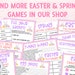Easter Game Easter Egg Exchange Game Candy Dice Game Fun Easter ...