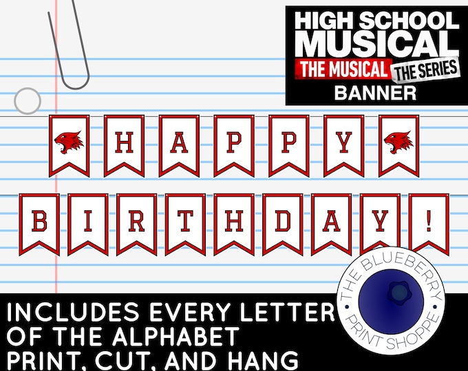 High School Musical Birthday Party Invitation for All Ages - Etsy Australia