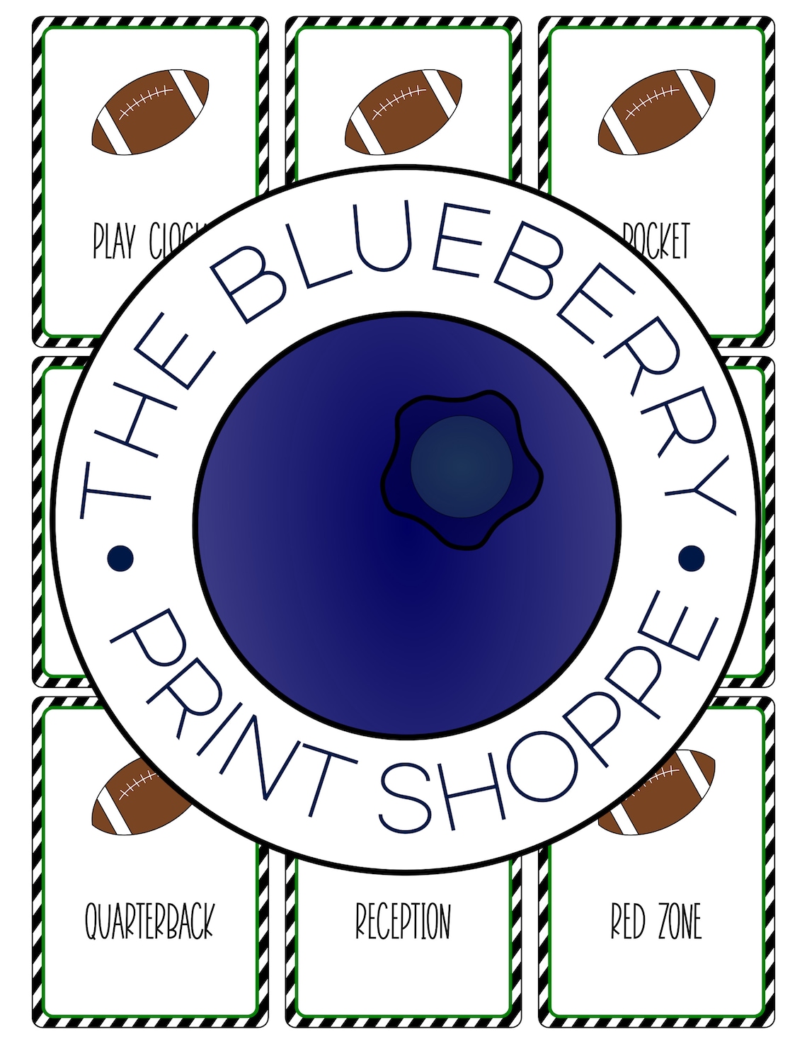 Football Printable Game Football Party Game Super Bowl | Etsy