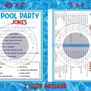 Pool Party Jokes | Pool Party Activity | Swimming Riddles | Pool Party ...