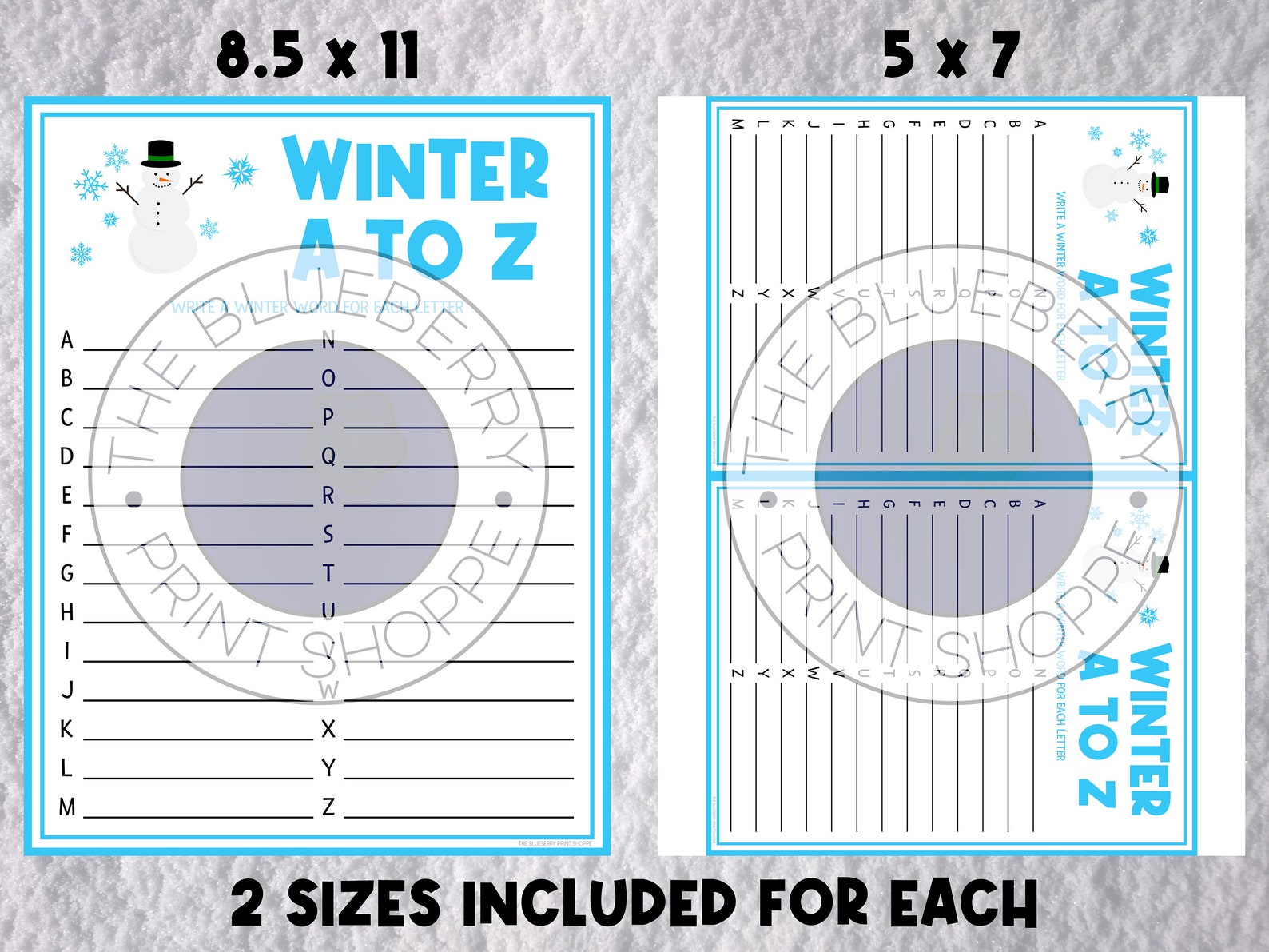 Winter Game Bundle 10 Games Winter Fun Winter Party - Etsy