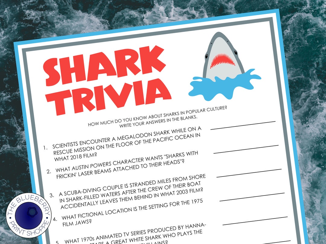 Shark Trivia Game | 10 Questions About Sharks in Pop Culture | Version ...
