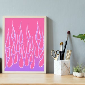 Haus and Hues Pink Pictures Wall Decor Indie Posters for | Etsy