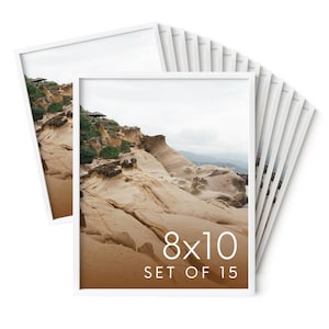 Haus and Hues 8x10 White Picture Frame - 8x10 White Frame, White 8x10 ...