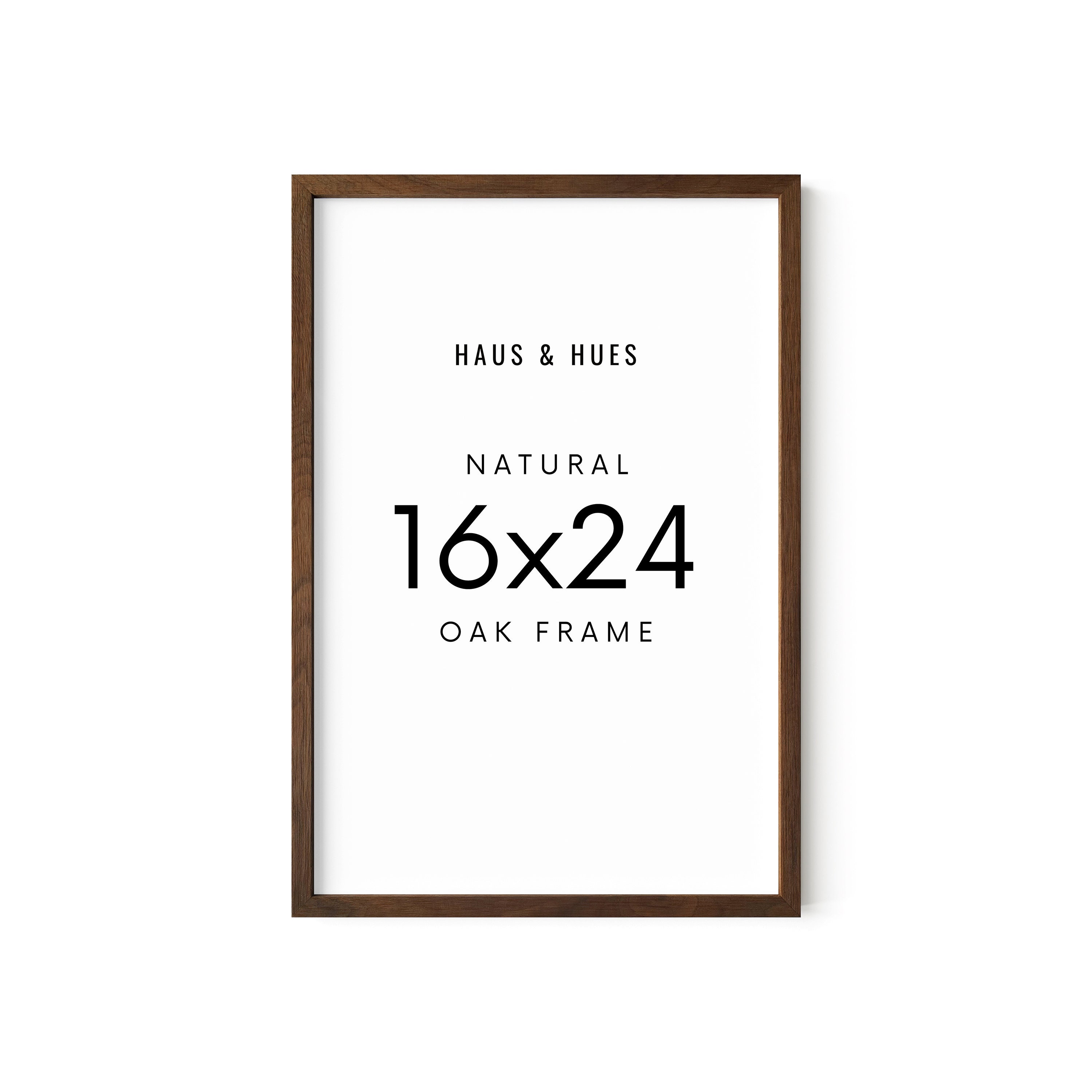 Haus and Hues Picture Frames 16x24 Set of 1 16x24 Picture Frames for Wall Walnut Poster Frames 16x24 16 X 24 Wood Picture Frames Etsy
