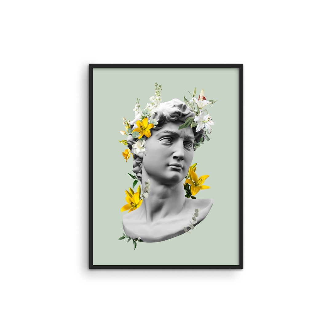 David Flower Sage Green - Etsy